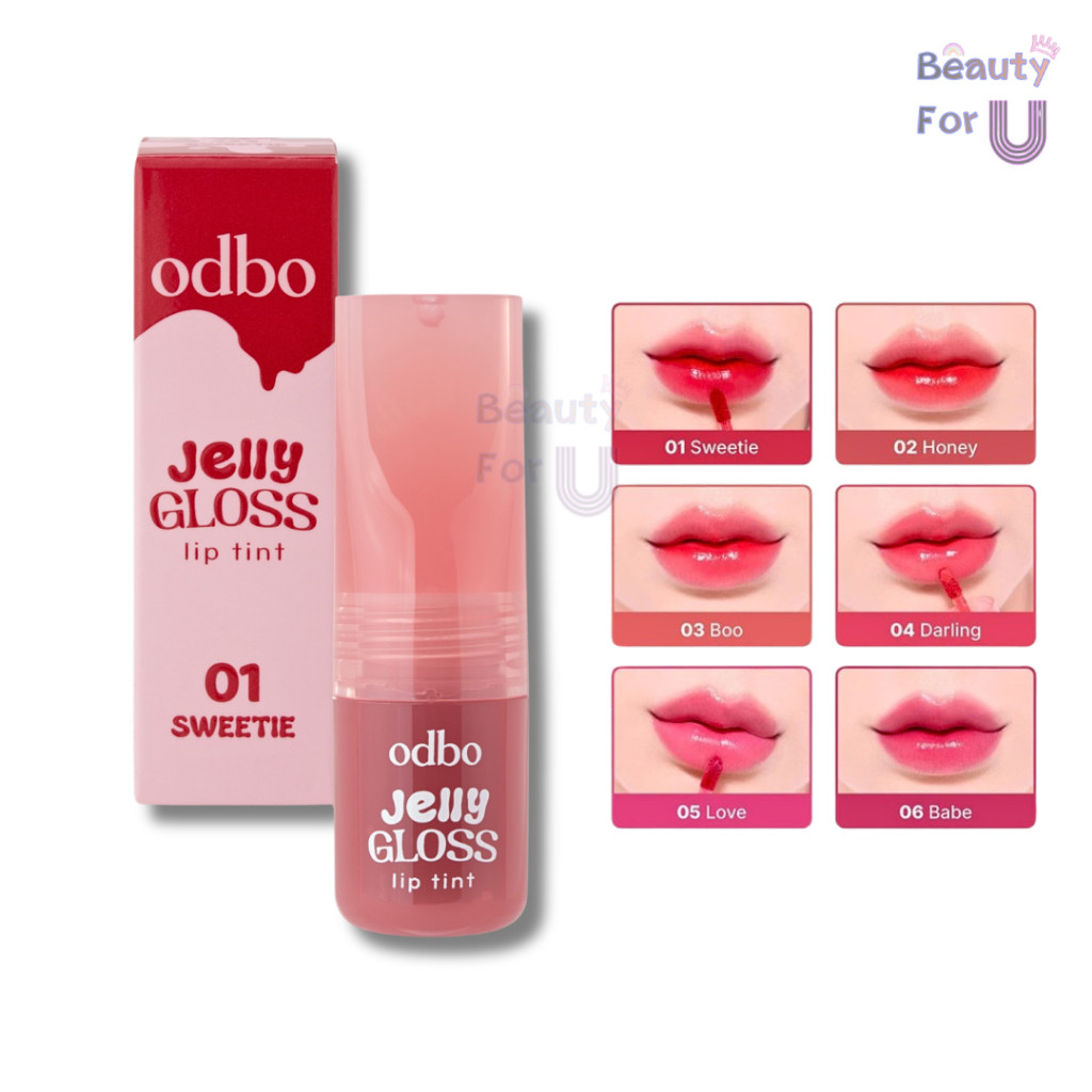 Odbo Jelly Gloss Lip Tint od5010 เจลลี่ กลอส ลิปทิ้นท์ ขนาด 3กรัม | Shopee Thailand