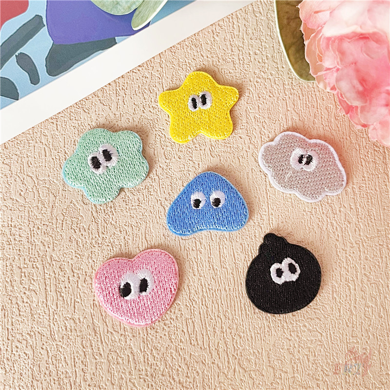 Star / Flower / Cloud / Heart / Onigiri - แผ่นแปะสติ๊กเกอร์มีกาวในตัว ...