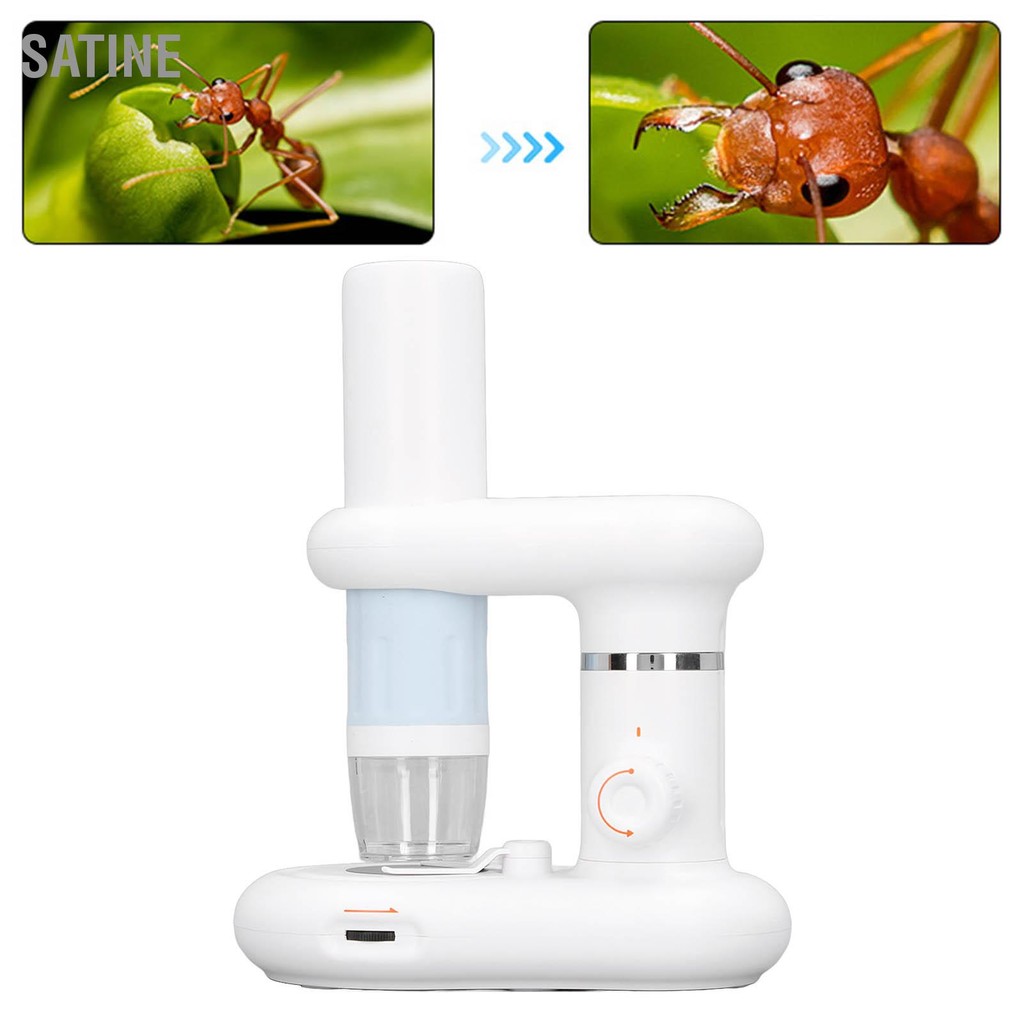 SaTine Wireless Digital Microscope WiFi Handheld Portable USB 1080P HD ...