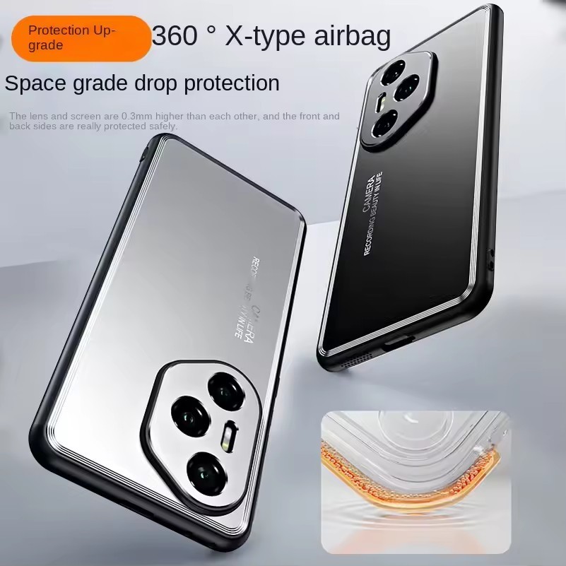 อลูมิเนียม Sandblasted แผ่นด้านหลังสําหรับ Honor 300 Pro 200 100 90 Lite 70 60 Honor X9C X9B X9A ...
