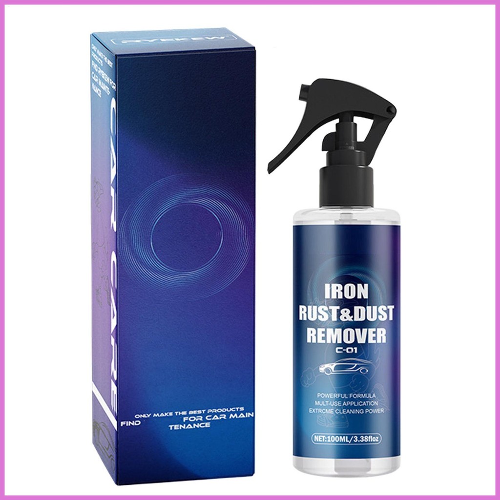 Iron Powder Remover 100ml การบํารุงรักษาอัตโนมัติกําจัดสนิมรถ Rust ...
