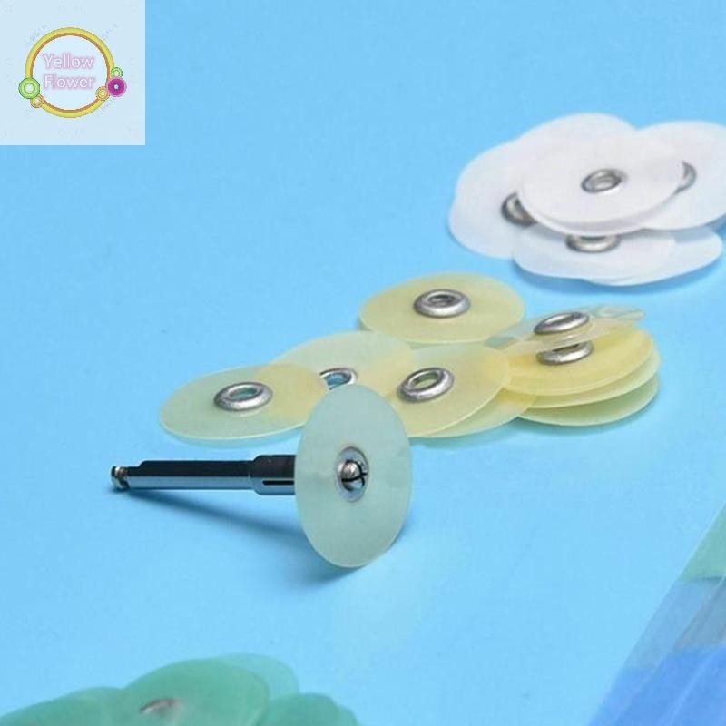 YellowFlower 5 ชิ้นทันตกรรม Mandrel Soflex Flexi Disc Fit RA Shank คลิป ...