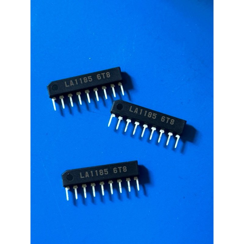LA1185 is an FM receiver front-end IC for radio-cassette recorder ...