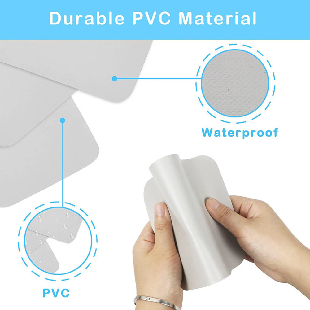 5 ชิ้น/เซ็ต Inflatable เรือแพทช์กาว PVC Raft Repair Patch กันน้ํา Air ...