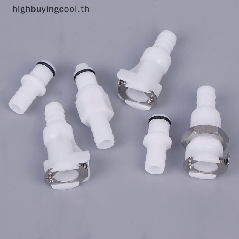 HCTH 3/8 POM แผงทางการแพทย์ Mount หญิง Quick Disconnect ข้อต่อท่อ Barb ...