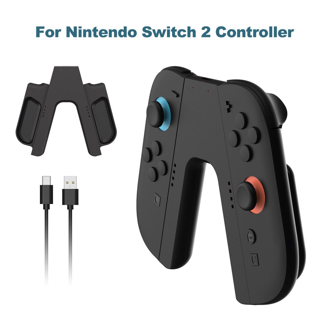 แท่นชาร์จแบบพกพาสําหรับ Nintendo Switch 2 Gamepad Controller Handle ...