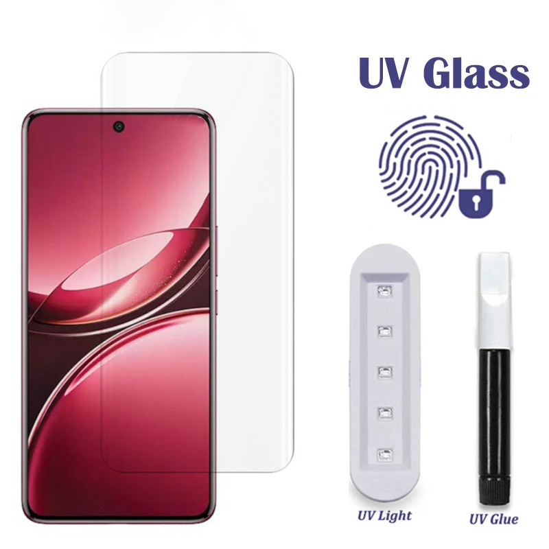 ฟิล์มกระจกกาว UV รุ่นใหม่ล่าสุด แบบจอโค้ง VIVO V50 V50E V40 V40E V30 V30E V29 Lite V29E V27 V25 ...