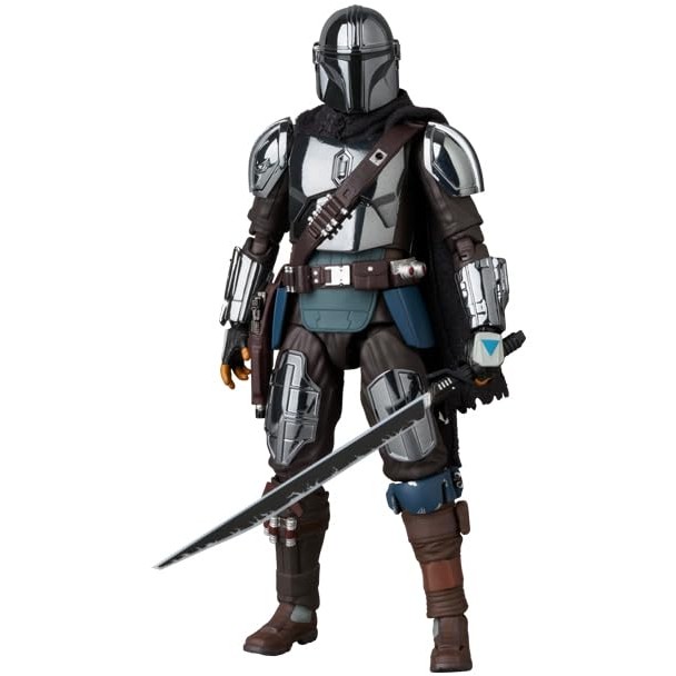 MAFEX No.256 THE MANDALORIAN CHROME Ver. Approximately 160mm tall, pre ...