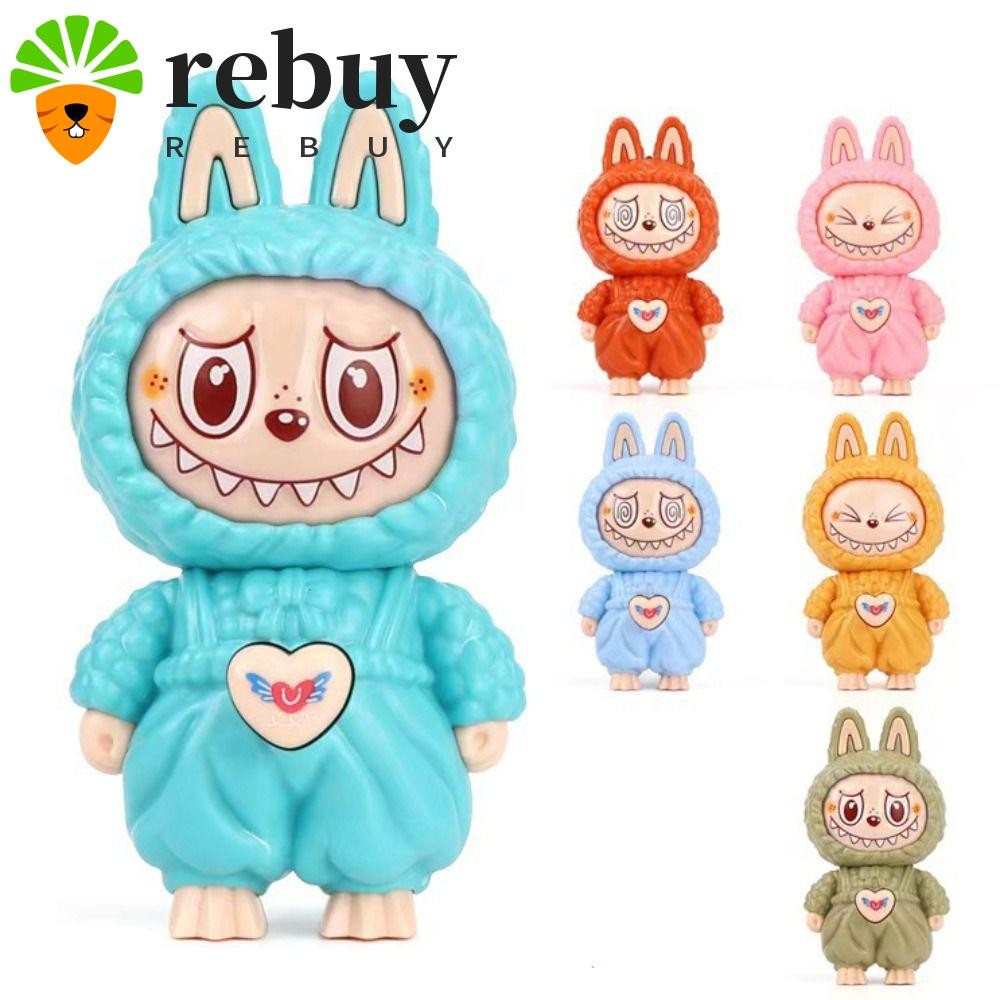 Rebuy Labubu เปลี่ยนหน้าตุ๊กตา,พร้อมพวงกุญแจ 3 Facial Labubu Face ...