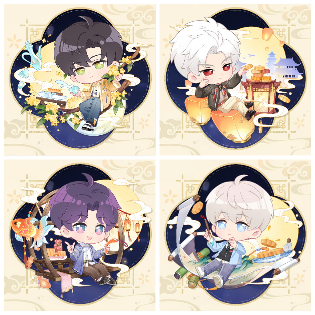 Love และ Deep Space Badge รุ่น Q เทศกาลกลางฤดูใบไม้ร่วงฉลอง Series Qin ...