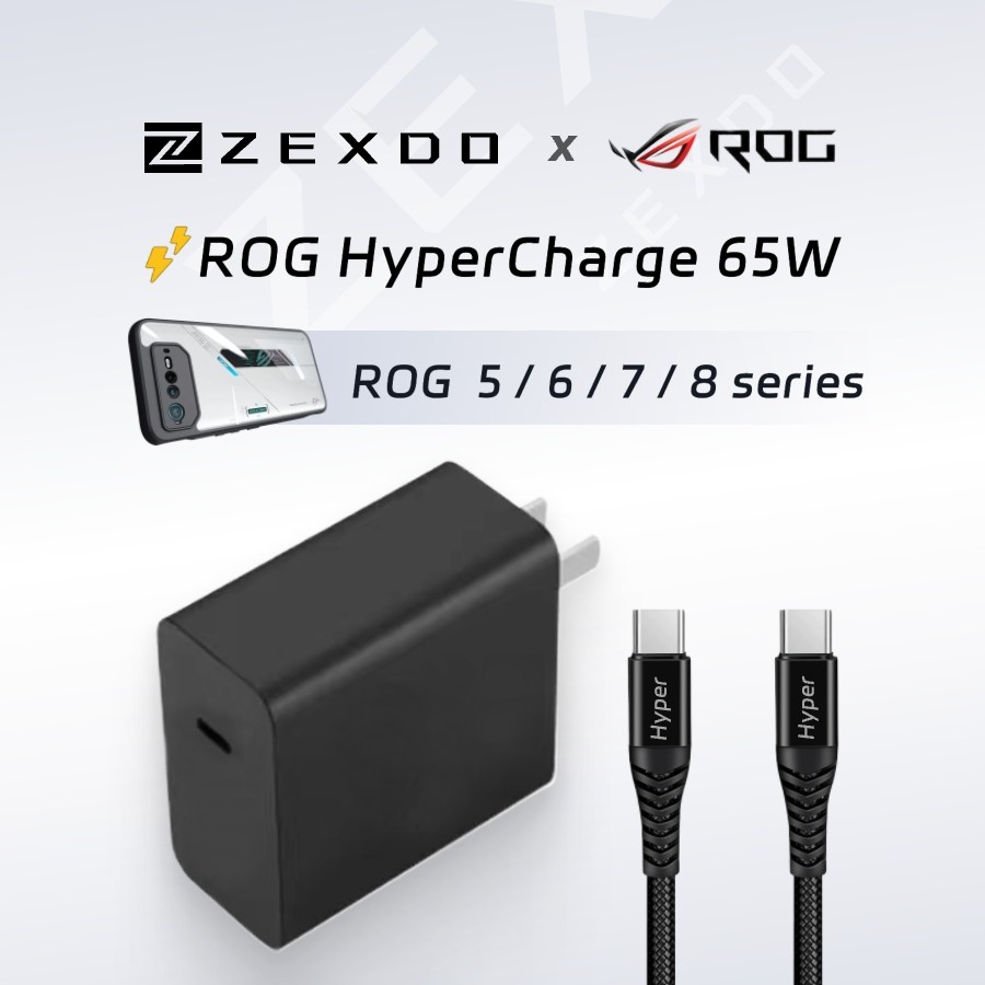Zexdo สำหรับ ASUS ROG 65W Fast Hyper CHARGING Set TRAVEL Charger ...