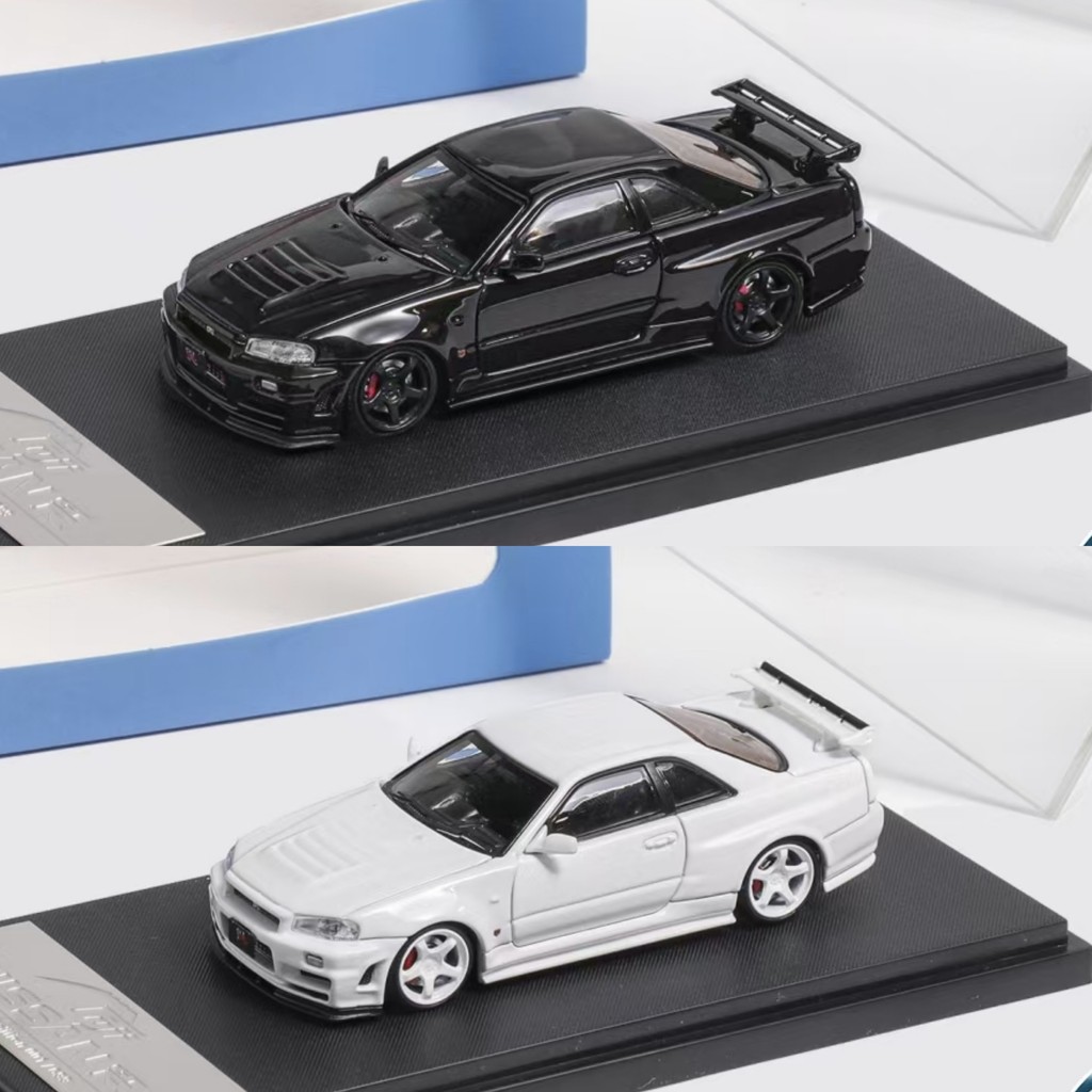 Fuji Fuji 1: 64 Nissan Nissan GTR R34 Nismo Z-Tune โมเดลรถ Samurai สีดํา | Shopee Thailand