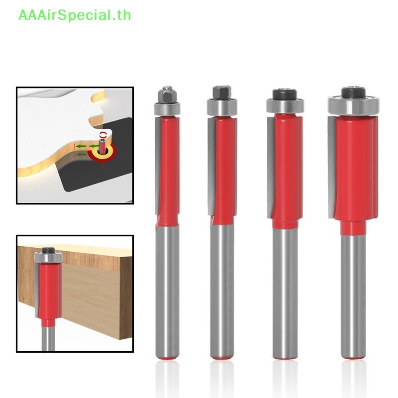 Aaairspecial 6 มม.1/4 "Shank Flush Trim Router Bits End Mill สําหรับไม้ ...