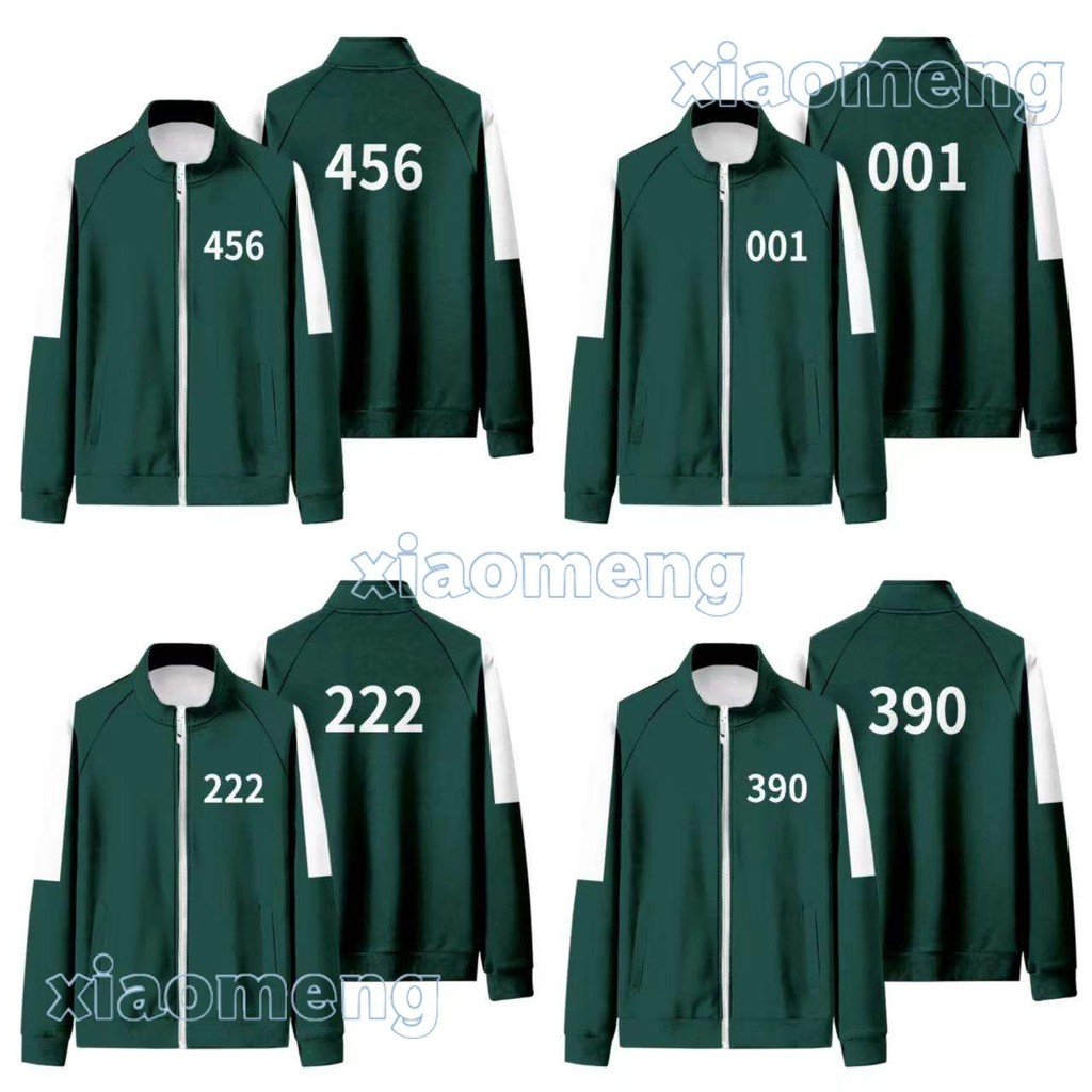 【S-4XL】 game costume 456 jacket for adults 001 390 333 customized ...