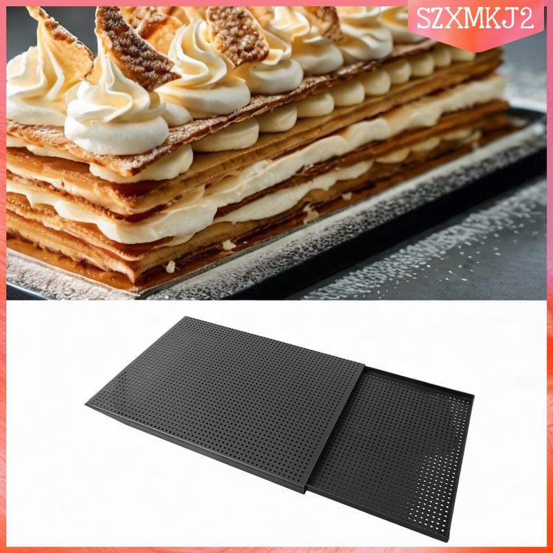 [szxmkj2] แผ่นรองอบจานกระทะ Mille Feuille Pan สําหรับ Peach Crisp Puff ...