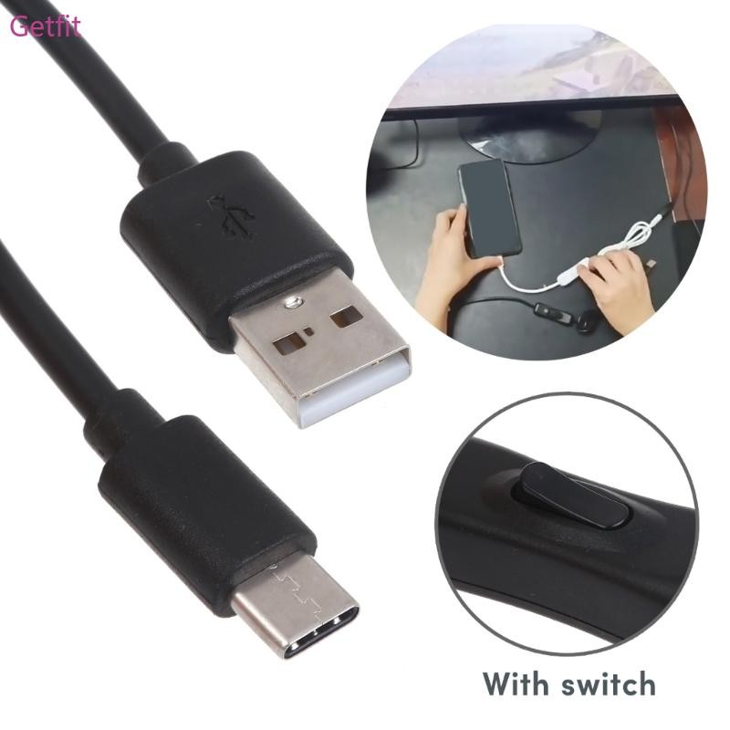 GETF Type-C ถึง USB-A สายชาร์จชาย Type-C Power Adapter สายไฟถ่ายโอน ...