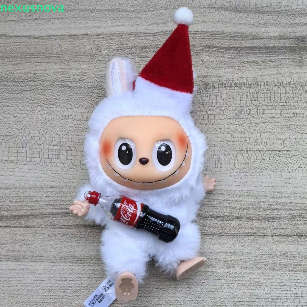 NEXUSNOVA Labubu จี้ไวนิลตุ๊กตา, Action Figure Fluffy Labubu Cola ...