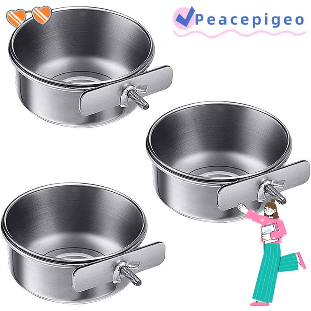 PEACEPIGEO เครื่องป้อนสัตว์เลี้ยงแมวสุนัขนกอุปกรณ์ Anti-gnawing สัตว์เลี้ยงกิจกรรมกล่องอาหารให้ ...