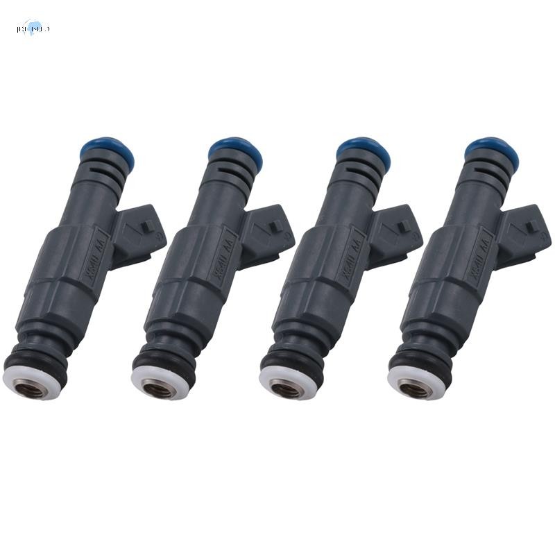 หัวฉีดน้ํามันเชื้อเพลิง 4 ชิ้นเหมาะสําหรับ 2000-2004 Focus 2.0L I4 ...