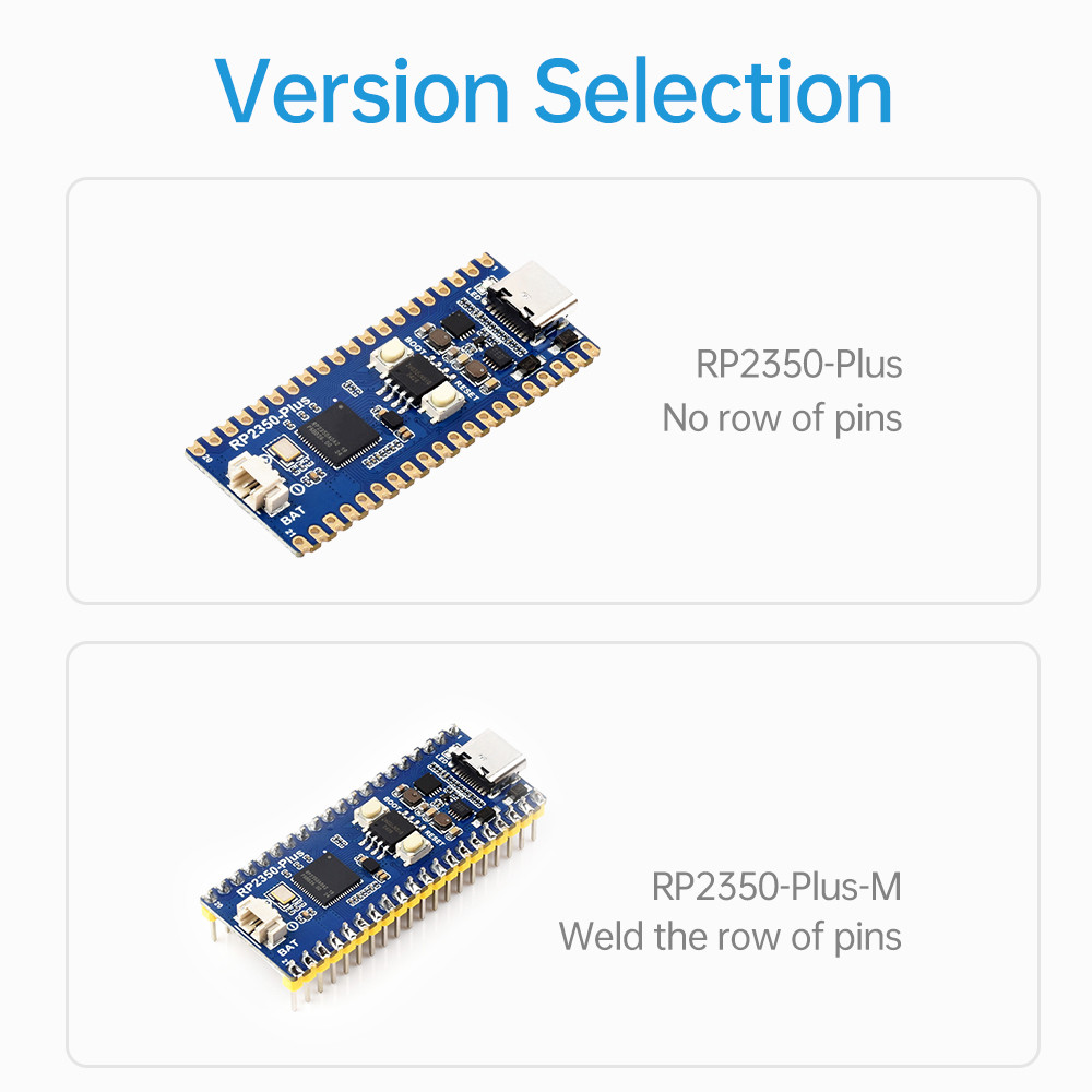 Pcbfun Rp2350 Plus บอร์ดพัฒนา Microcontroller โปรเซสเซอร์ตาม Rp2350A ...