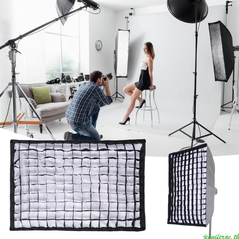 Jenniferac ตาข่ายรังผึ้งสุทธิ Softbox Grid 50x70 22x90 60x90 70x100 ...