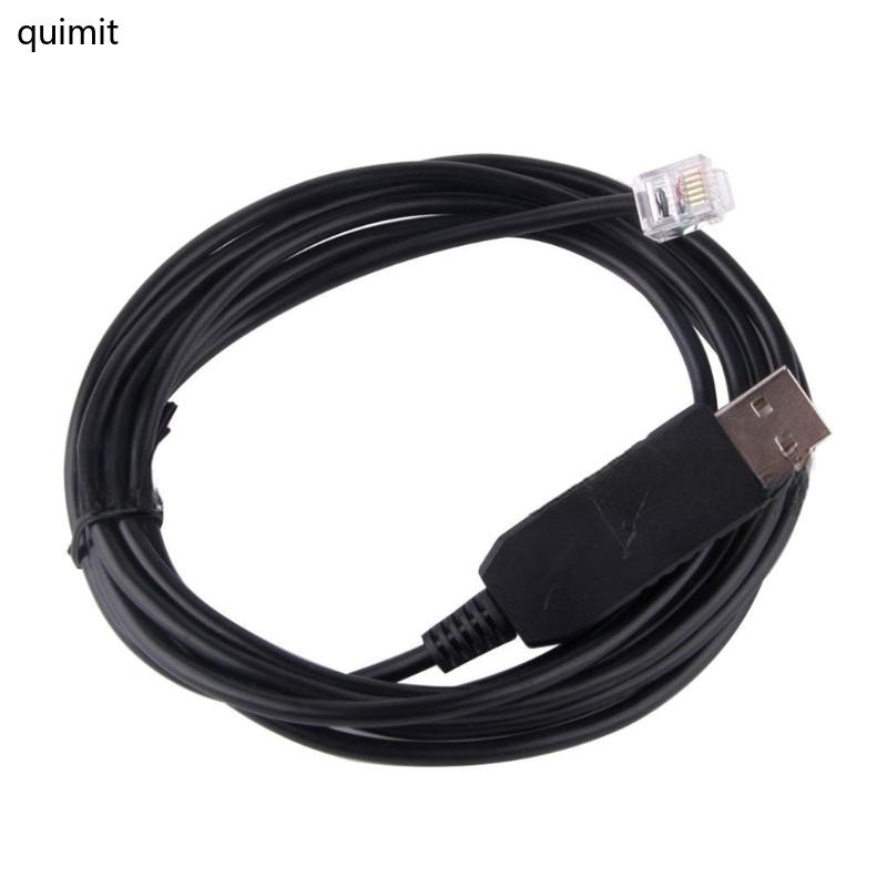 QUIM USB to RJ12 RS232 สายอนุกรมเสมือนสําหรับการถ่ายโอนข้อมูลที่ไร้ ...