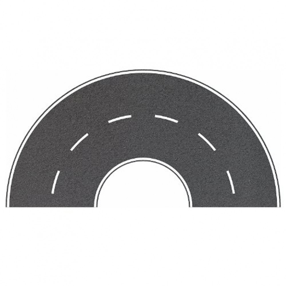 Curve Road Strips 10 ชิ้น N Scale สีเทา Strong Adhesion กว้าง 4 ซม. ...