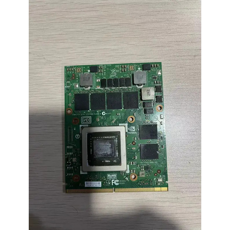 การ์ดวิดีโอ GTX 770M GTX770M MS-1W0J1 เวอร์ชัน 1.0 3G DDR5 192bit สำหรับ MSI 16F3 16F4 1762 1763 ...