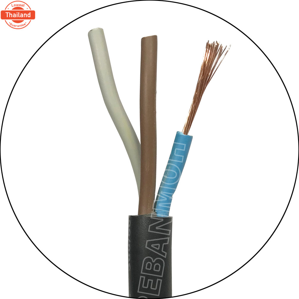 1 ชิ้น PC-6061 สายหล่อหัว 3x1.5sq.mm. หล่อปลั๊กไฟ 3ขา VCT ขนาด 3x1.5 VCT ปลั๊กไฟสำเร็จหล่อหัว ...