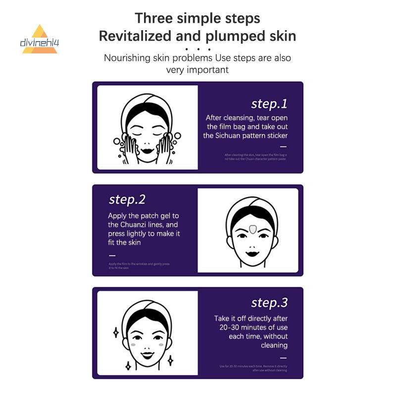 Godhi4 24 ชิ้น/กล่องซิลิโคน Anti Aging Patch Face หน้าผากความงามสติกเก ...