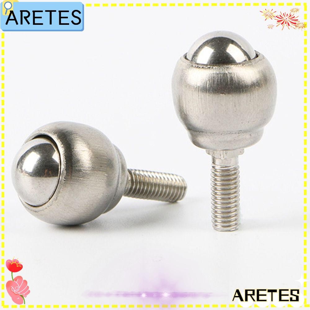ARETS 4pcs Ball Transfer Bearing, Bolt-Fixing ประเภทเหล็กคาร์บอนล้อแบ ...
