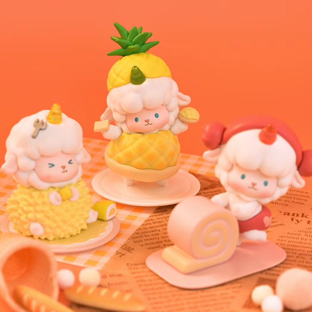 [ของแท้] Toptoy Roll Sheep Food Street Series Blind Box Second ...