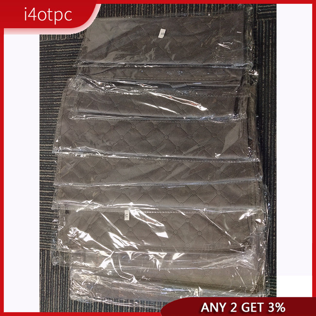 I4otpc 9 ชิ้นกระเป๋าโปร่งใสแขวนฝุ่นกระเป๋ากระเป๋าจัดเก็บซิปจับ (3 ขนาด: S/M/L) | Shopee Thailand