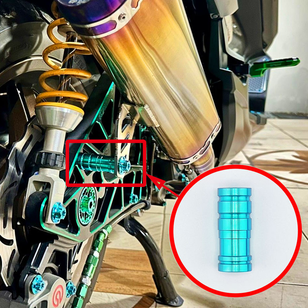 Gr5 TC4 Titanium forza350 สวิงอามCNC Swingarm pipe ท่อไอเสียเชื่อมต่อบูช | Shopee Thailand