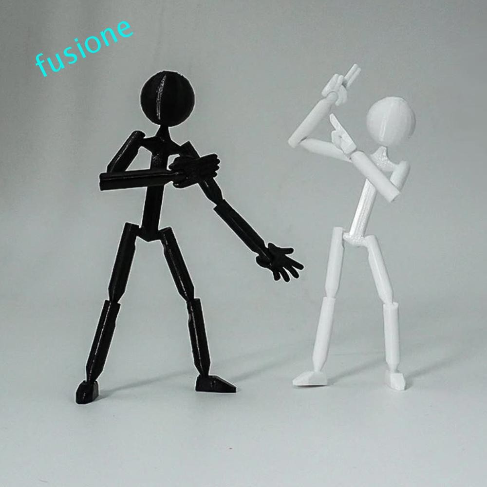 FUSIONEDGE Multi Joint Stickman ของเล่น,ตุ๊กตาโมเดลเคลื่อนย้ายได้ 3D ...