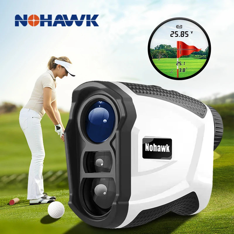Nohawk Golf Laser Rangefinder 600/1000M Magneticly,Lithium Battery with ...