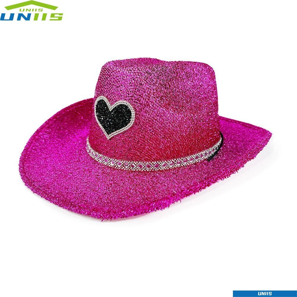 UNIIS Glittering Powder Cap, Glitters Disco Jazz หมวกคาวบอย, แฟชั่น ...