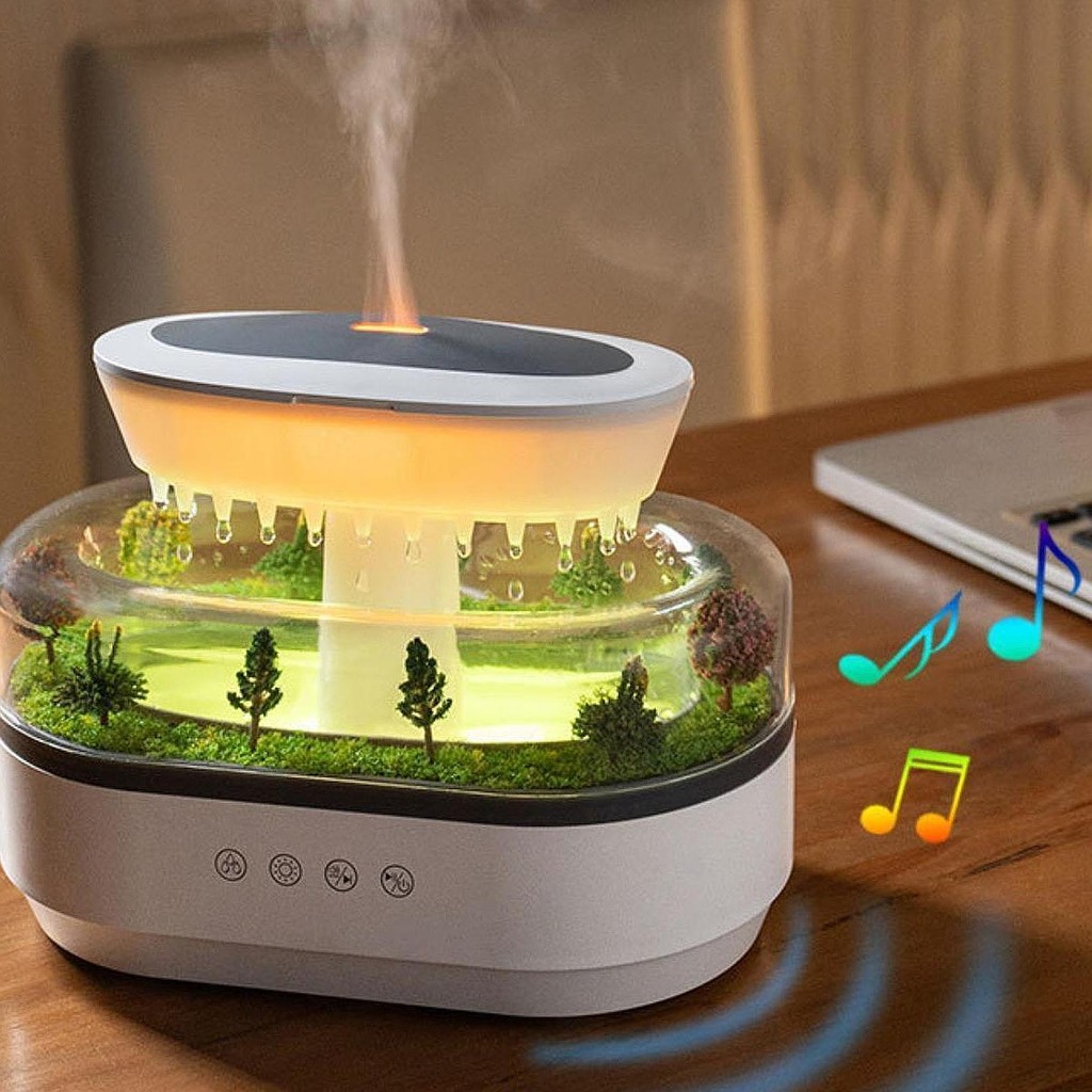 [arutoxalc] Micro Landscape Essential Oil Diffuser Decor Raindrop Air ...