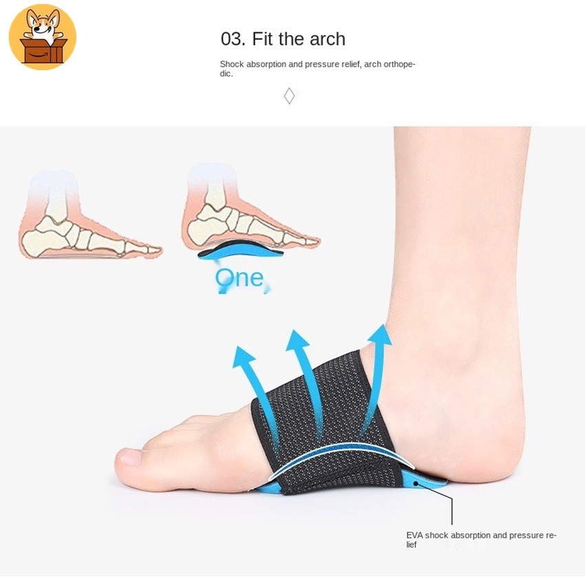 Am-az2 ชิ้น/เซ็ต EVA Arch Support Insoles - Orthopedic Insoles สําหรับ ...