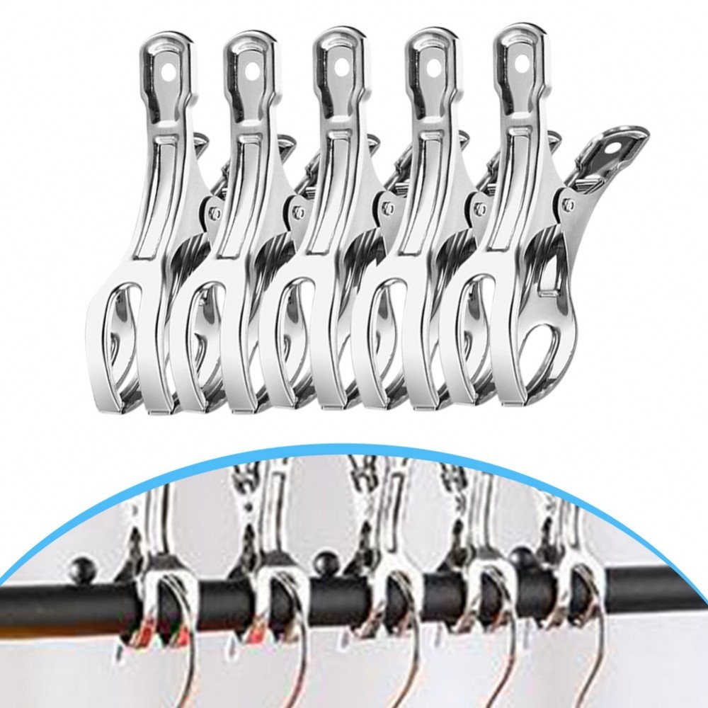 【AMANDA】Stainless Steel Clips for Laundry Drying 5 Pack Fasteners ...