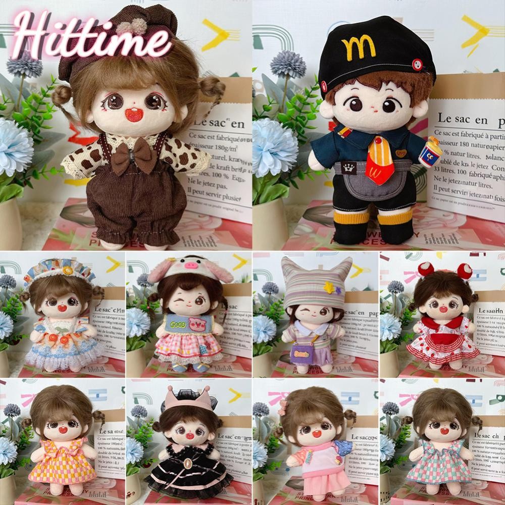 Hittime 20 ซม.ผ้าฝ้ายตุ๊กตา Rompers ชุดการ์ตูนตุ๊กตาชุดเปลี่ยนชุดเล่น House อุปกรณ์เสริม Mini ...