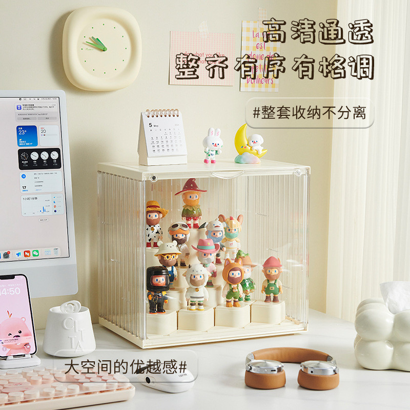 My My Mystery Box Storage Display Stand Stackable Anti-dust Transparent ...