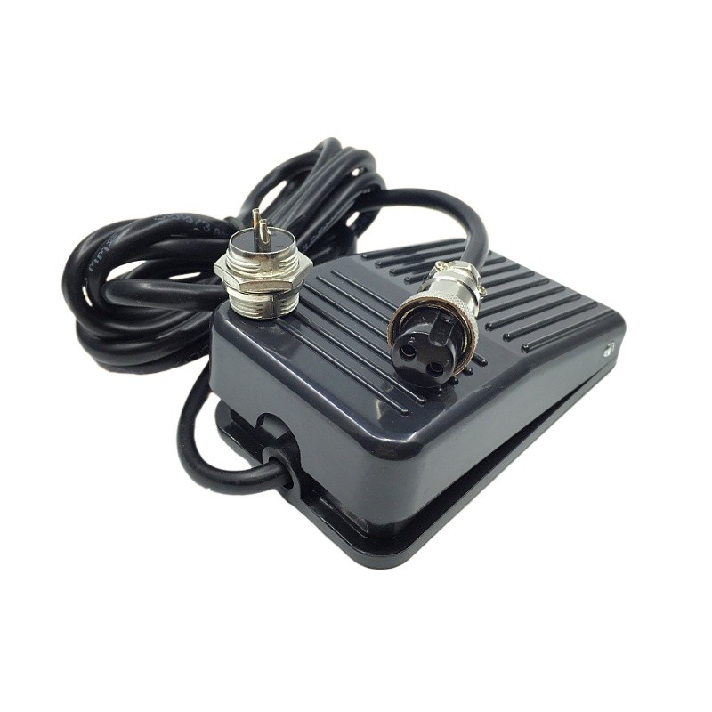 สวิตช์เท้าทนต่อแรงกด TFS-01 พร้อมสาย 2-Core 3-Core ปลั๊กการบินชี้สวิตช์เท้าเหยียบ 220V 10A ...