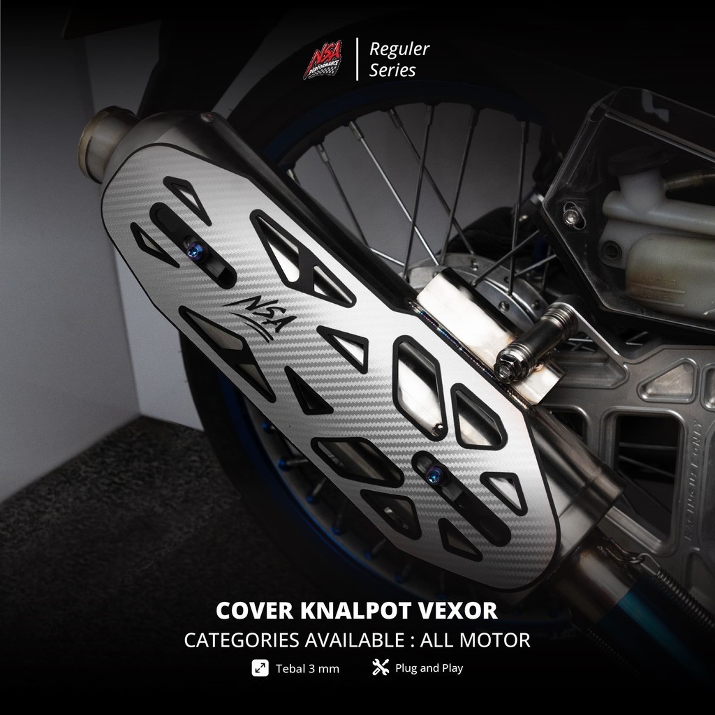 NSA Universal Vexor ฝาครอบท่อไอเสีย Vario Nmax Aerox PCX ฝาครอบ ...