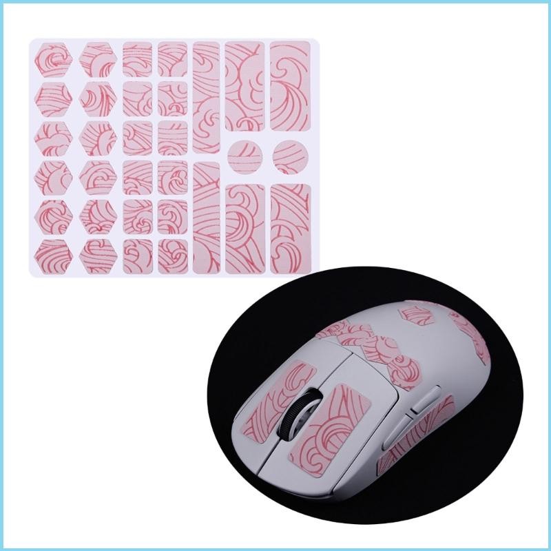 EZR EsportsTiger Mouse เทปกันลื่นรุ่น DIY มีกาวในตัวเทปกันเหงื่อแผ่นสติ ...