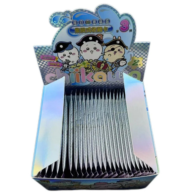 กล่องตาบอดการ์ดสะสม Chikawa 3D – บูสเตอร์ 30 แพ็คพร้อมการ์ด 90 ใบรวม ...