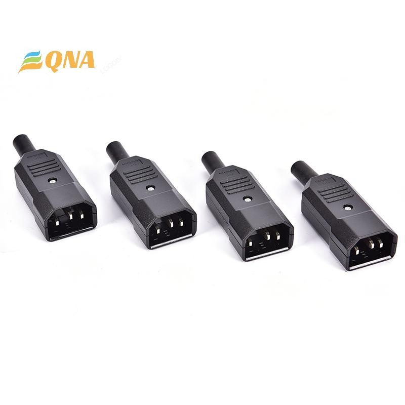 [QNA] AC IEC C14 Rewireable Straight Male Plug 10A 250V Plug Kettle ...