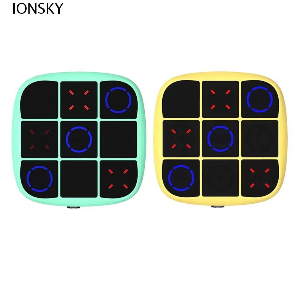 IONSKY มือถือ Bolt เกม, Montessori 4-in-1 TIC-TAC-TOE, เกมกระดานไฟฟ้า ...