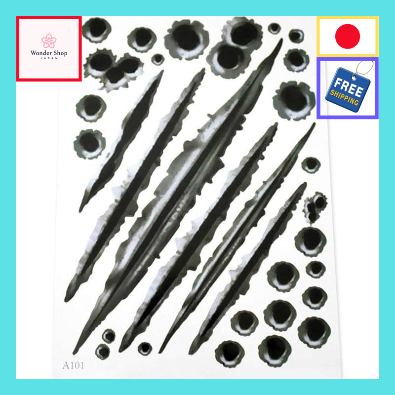 Fake Bullet Hole Sticker Set - Unique and Eye-Catching Waterproof PP ...