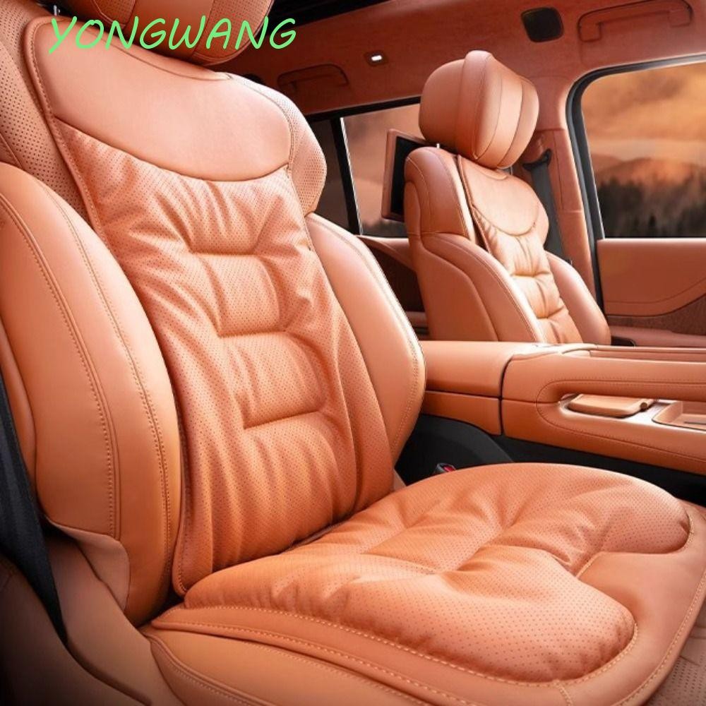 YONGWANG เบาะหนังในรถยนต์,เบาะโฟร์ซีซั่นระบายอากาศกันลื่นสากล,ผ้าฝ้าย ...